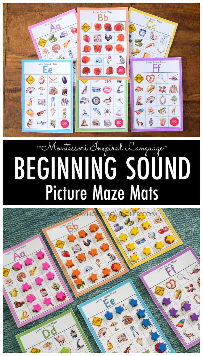 Beginning Sound Mazes – Pinay Homeschooler Shop