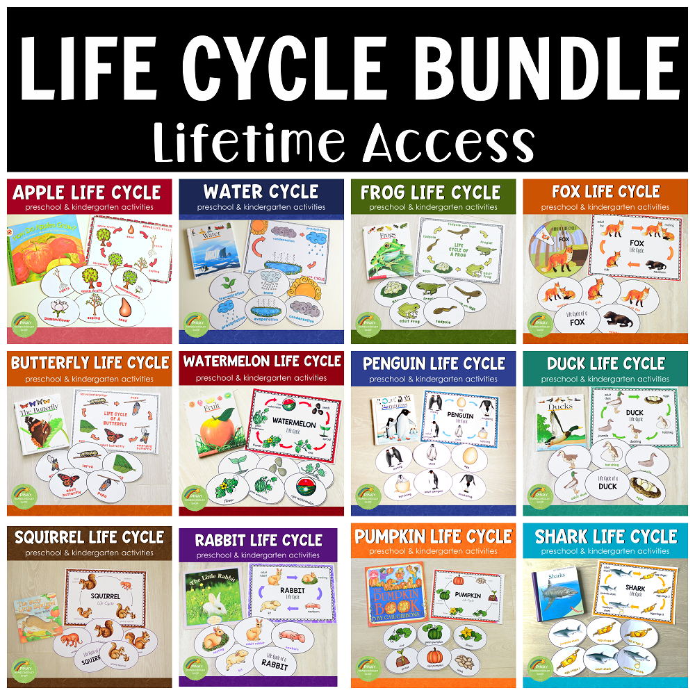 Growing BUNDLE of Life Cycle Activity Sets – Pinay Homeschooler Shop