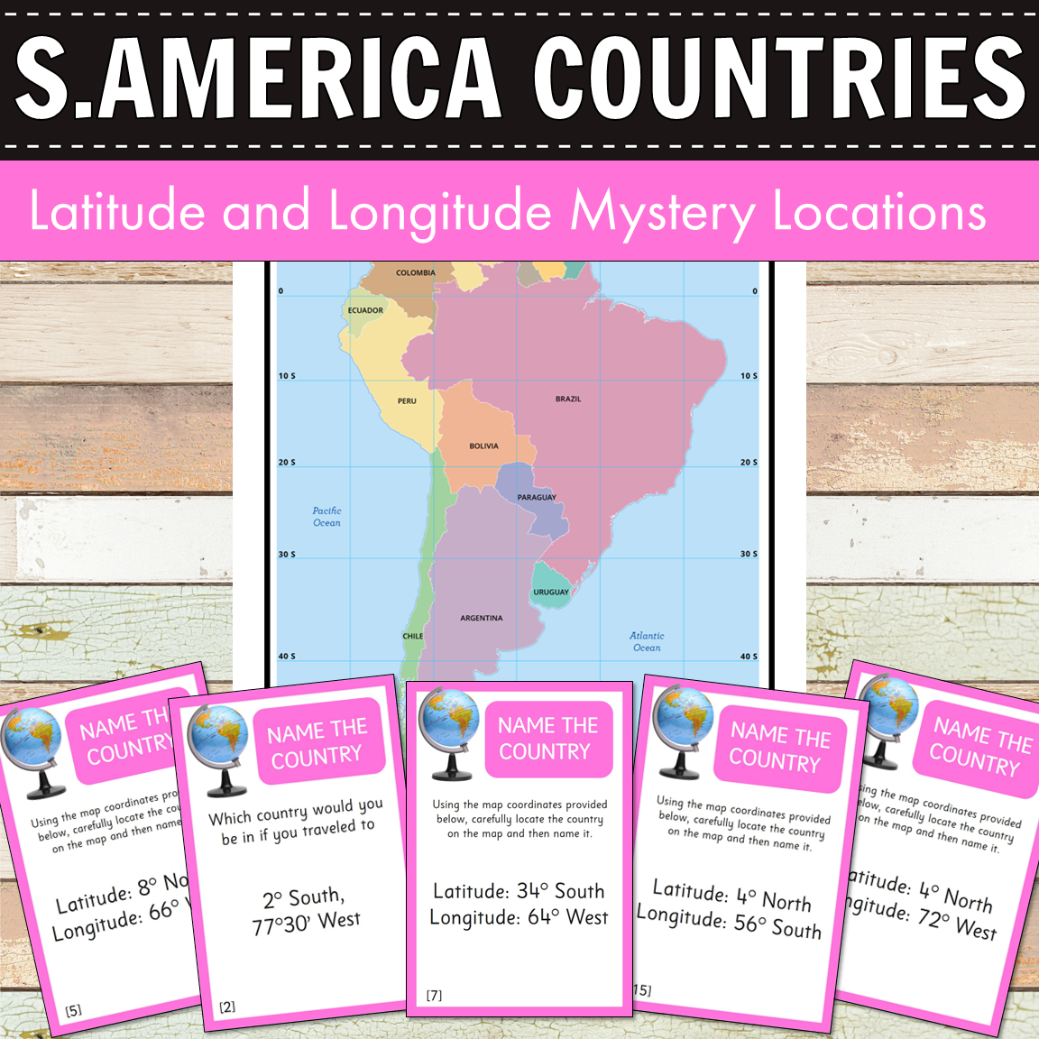South America Mystery Locations - Longitude and Latitude – Pinay ...