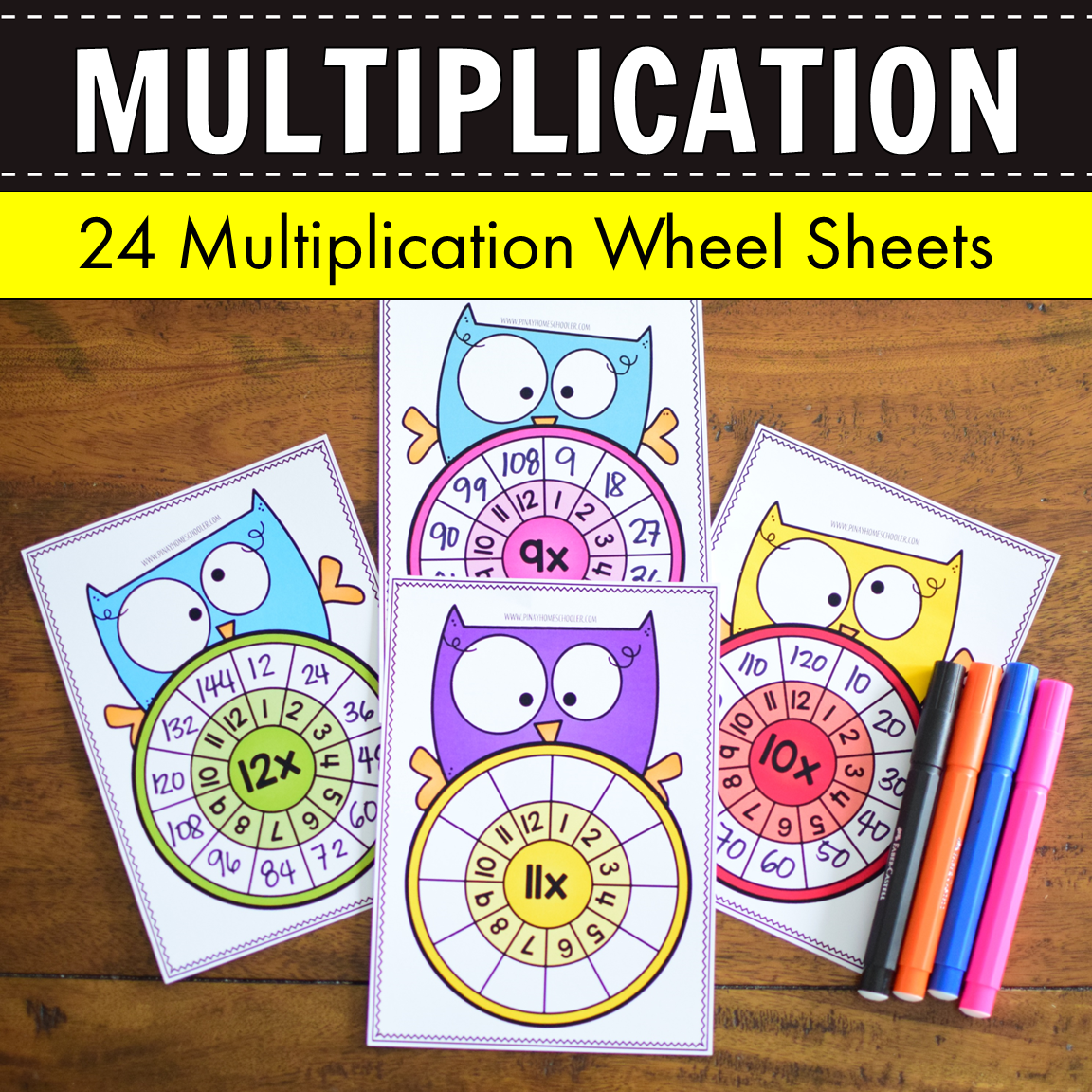 Owl Multiplication Wheel – Pinay Homeschooler Shop