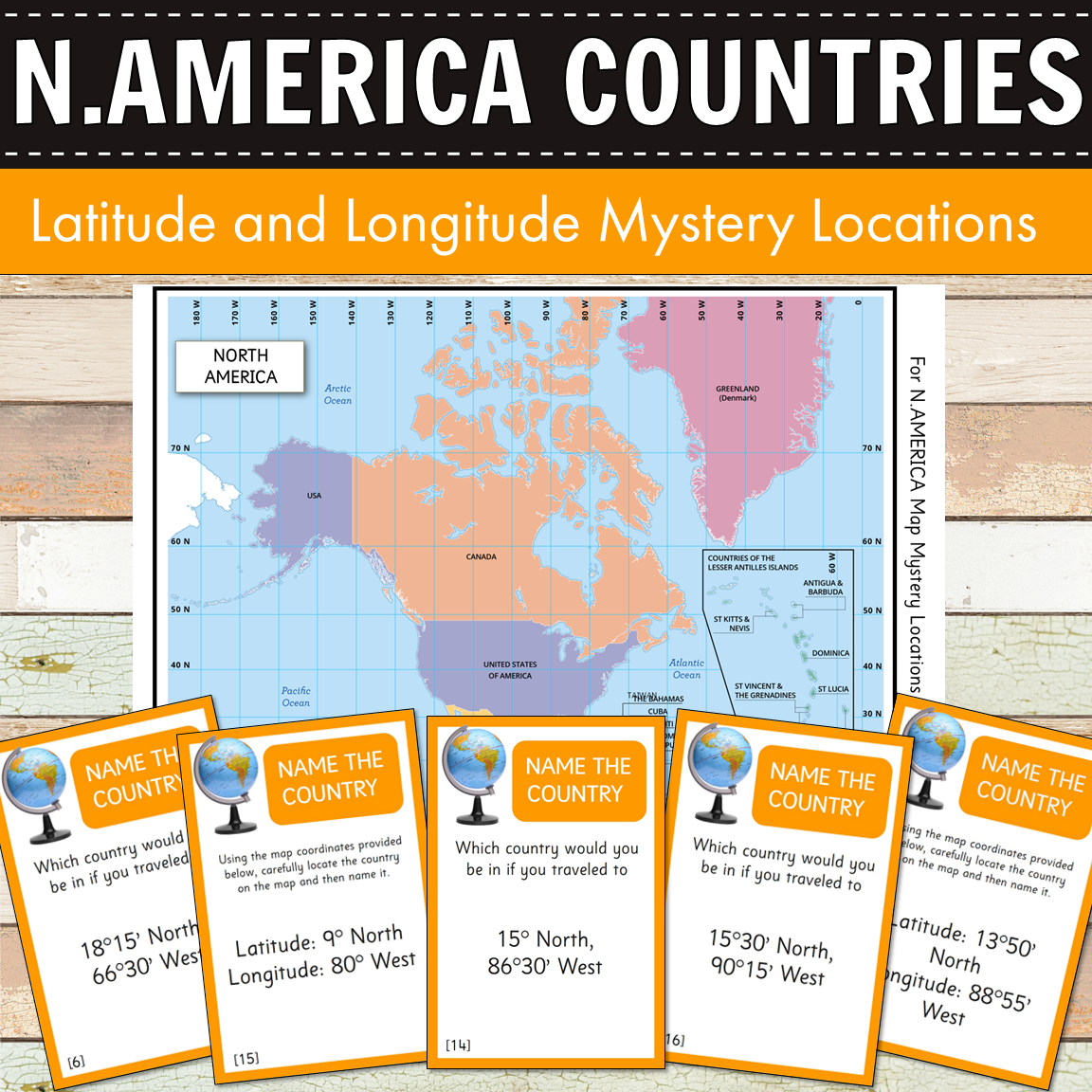 North America Mystery Locations - Longitude and Latitude – Pinay ...