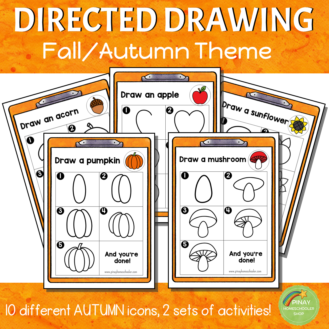 Directed Drawing - Autumn Theme – Pinay Homeschooler Shop