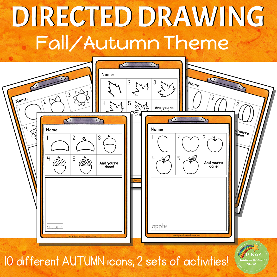 Directed Drawing - Autumn Theme – Pinay Homeschooler Shop