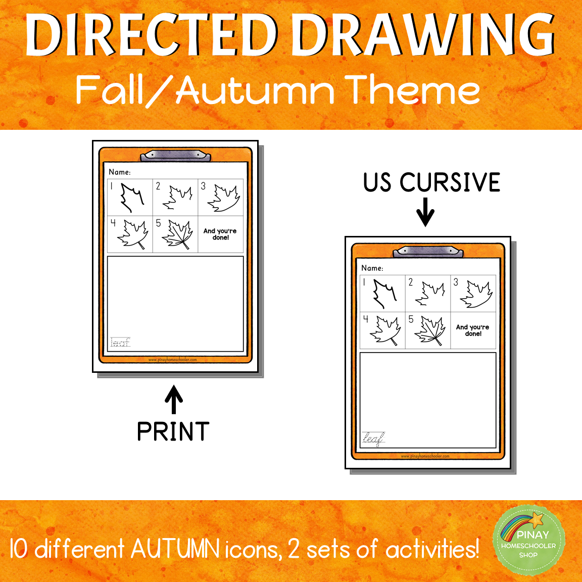 Directed Drawing - Autumn Theme – Pinay Homeschooler Shop