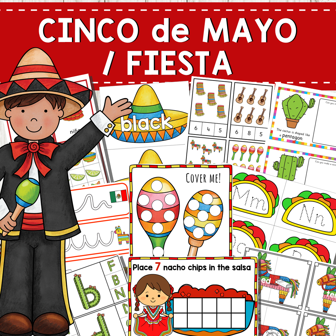 Cinco de Mayo Fiesta Themed Preschool Kindergarten Mini Unit – Pinay ...