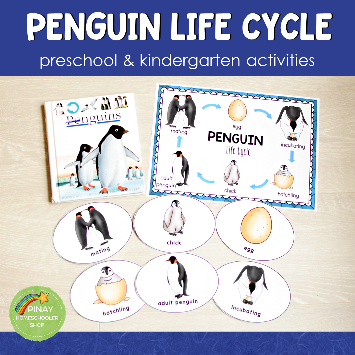 Penguin Life Cycle Activity Set: Preschool/ Kindergarten – Pinay ...