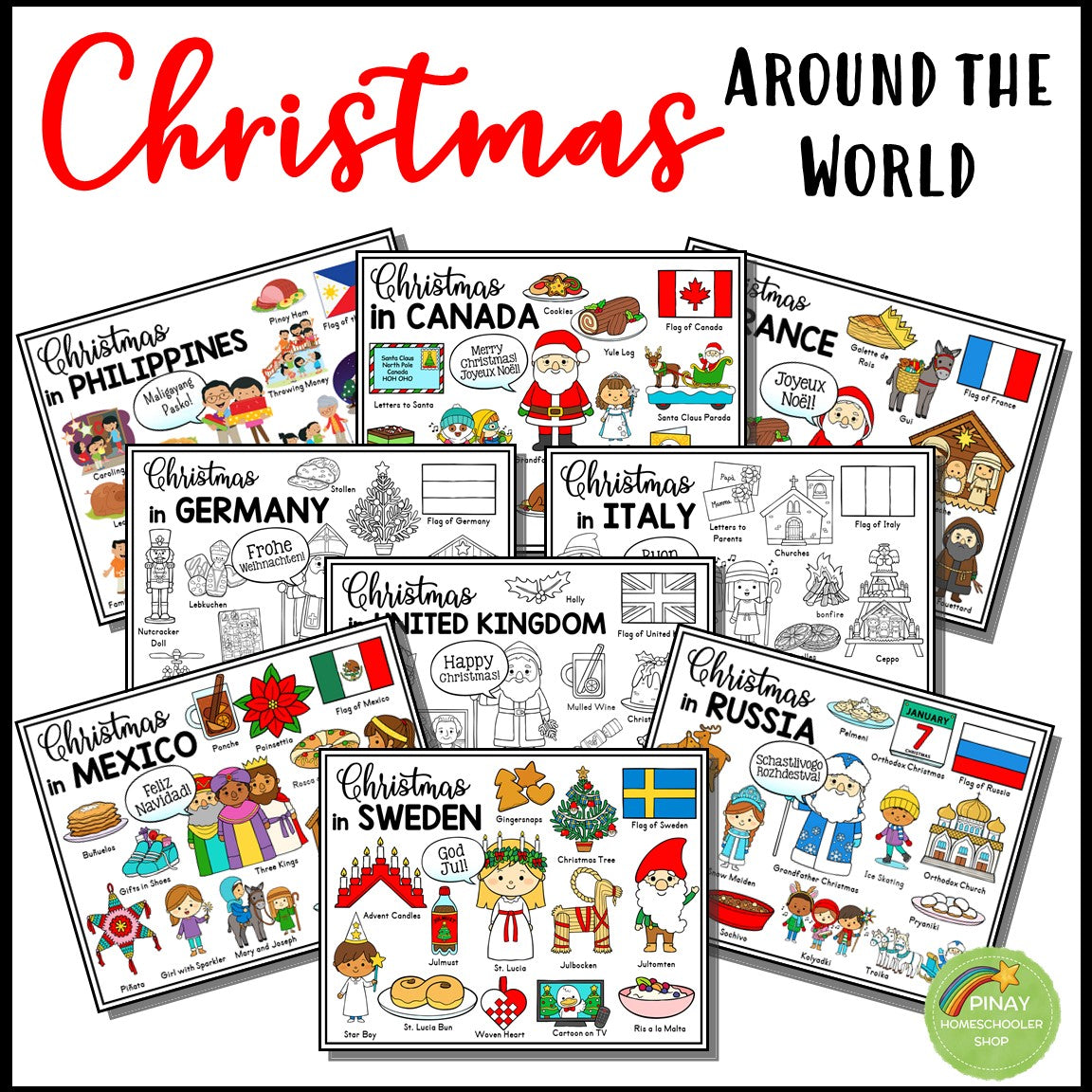 Christmas Around the World BUNDLE – Pinay Homeschooler Shop