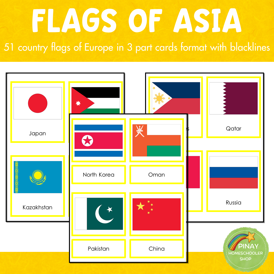 Montessori Country Flags Bundle - COMPLETE – Pinay Homeschooler Shop