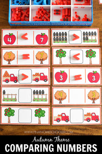 Comparing Numbers - Greater than or Less than Autumn Theme – Pinay ...