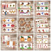 Comparing Numbers - Greater than or Less than Autumn Theme – Pinay ...