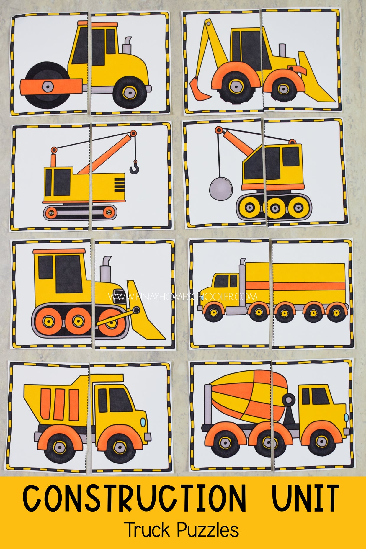 Construction and Tools Preschool Mini Unit – Pinay Homeschooler Shop