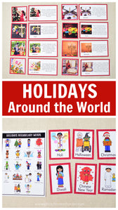 Holidays Around the World Montessori Pack – Pinay Homeschooler Shop