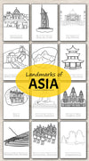 Landmarks of Asia Montessori 3 Part Cards – Pinay Homeschooler Shop