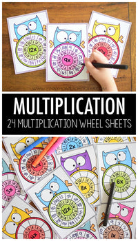 Owl Multiplication Wheel – Pinay Homeschooler Shop