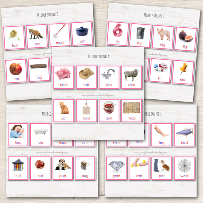 Montessori CVC Pink Series BUNDLE PACK – Pinay Homeschooler Shop