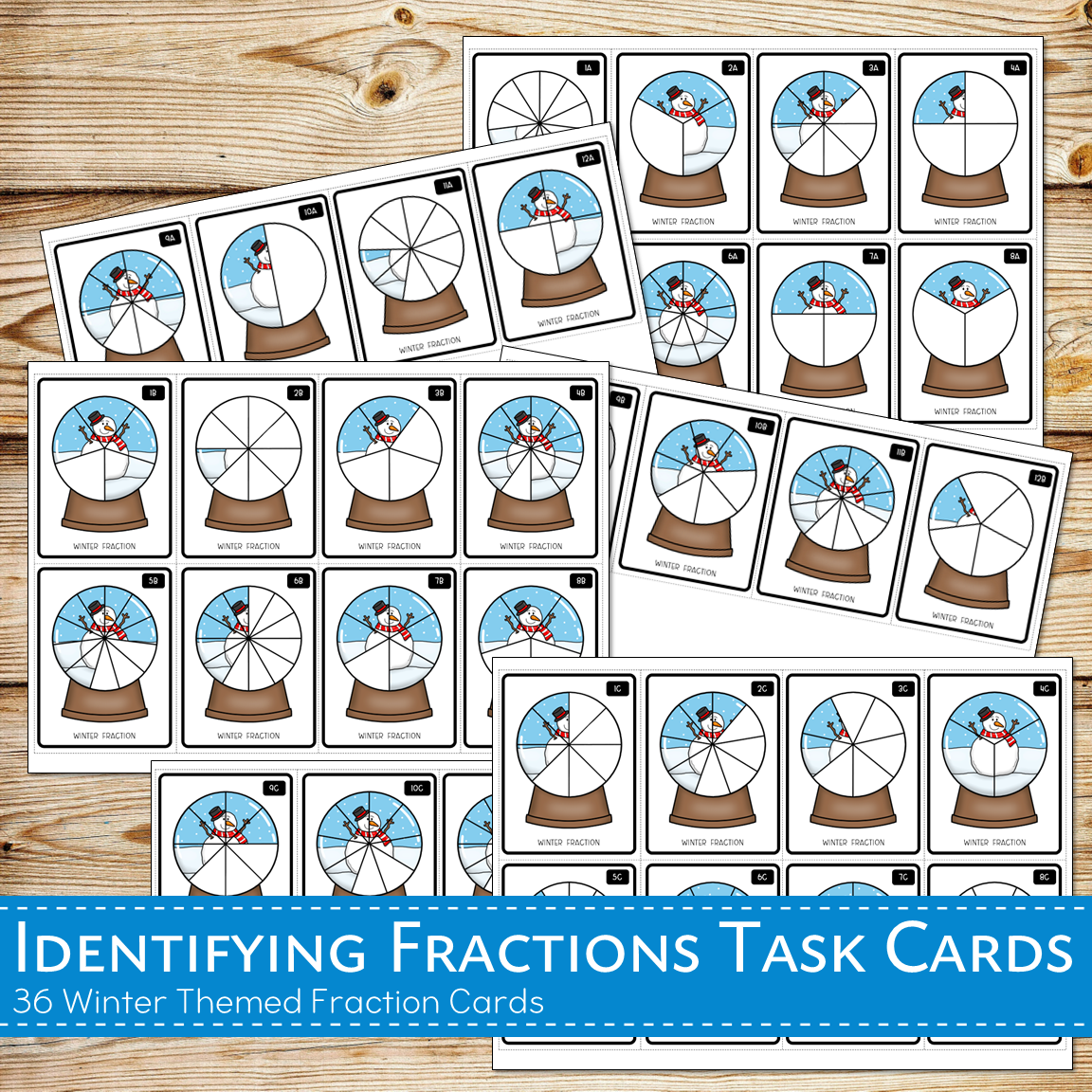 Identifying Fractions - Winter – Pinay Homeschooler Shop