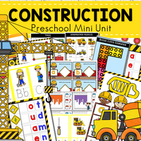 Construction and Tools Preschool Mini Unit – Pinay Homeschooler Shop