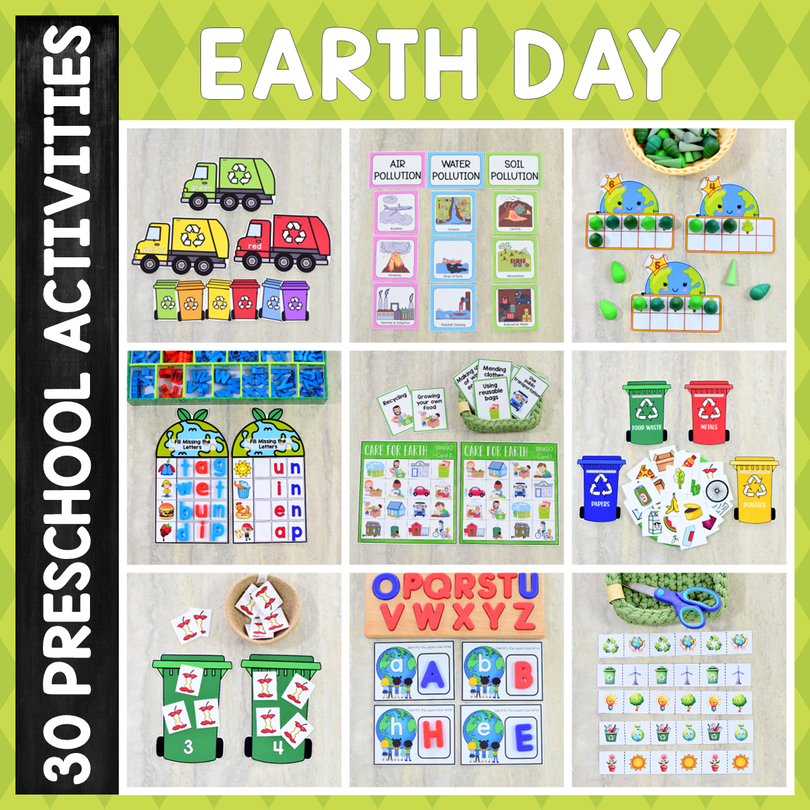 Earth Day Preschool Mega Bundle Unit – Pinay Homeschooler Shop