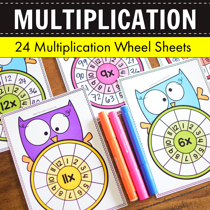 Owl Multiplication Wheel – Pinay Homeschooler Shop