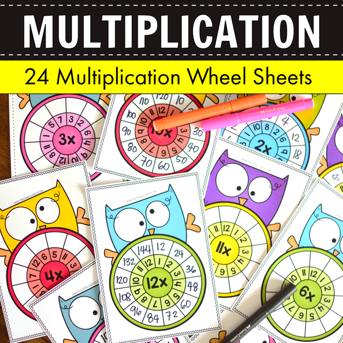 Owl Multiplication Wheel – Pinay Homeschooler Shop