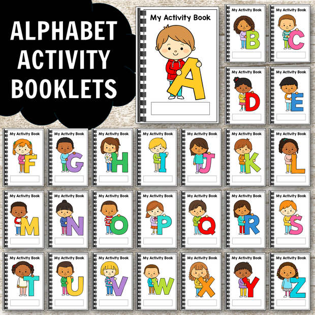 Alphabet Activity Booklets NO PREP – Pinay Homeschooler Shop