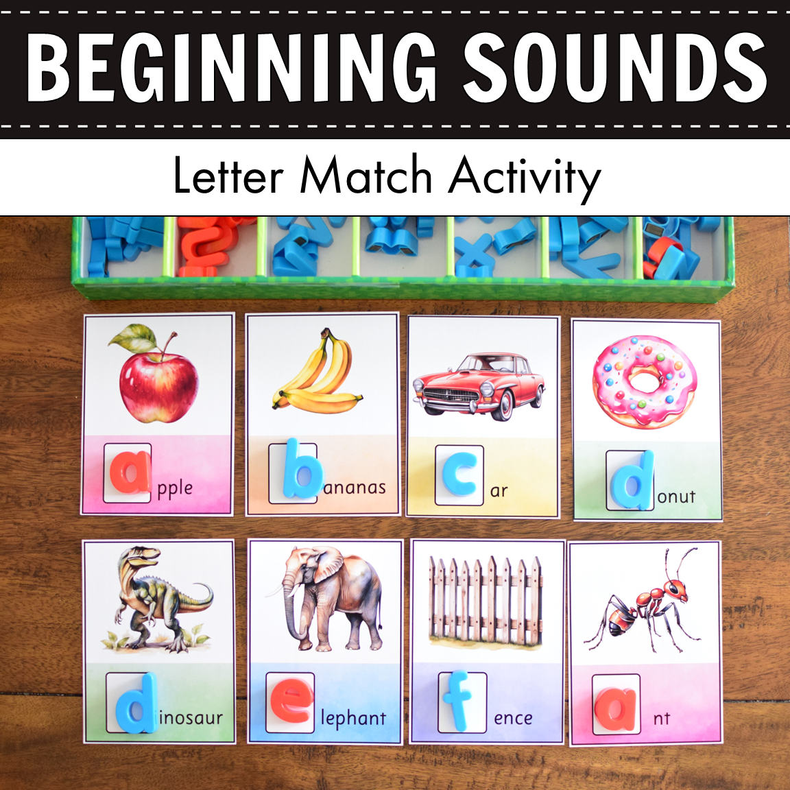 Beginning Letter Match Cards – Pinay Homeschooler Shop