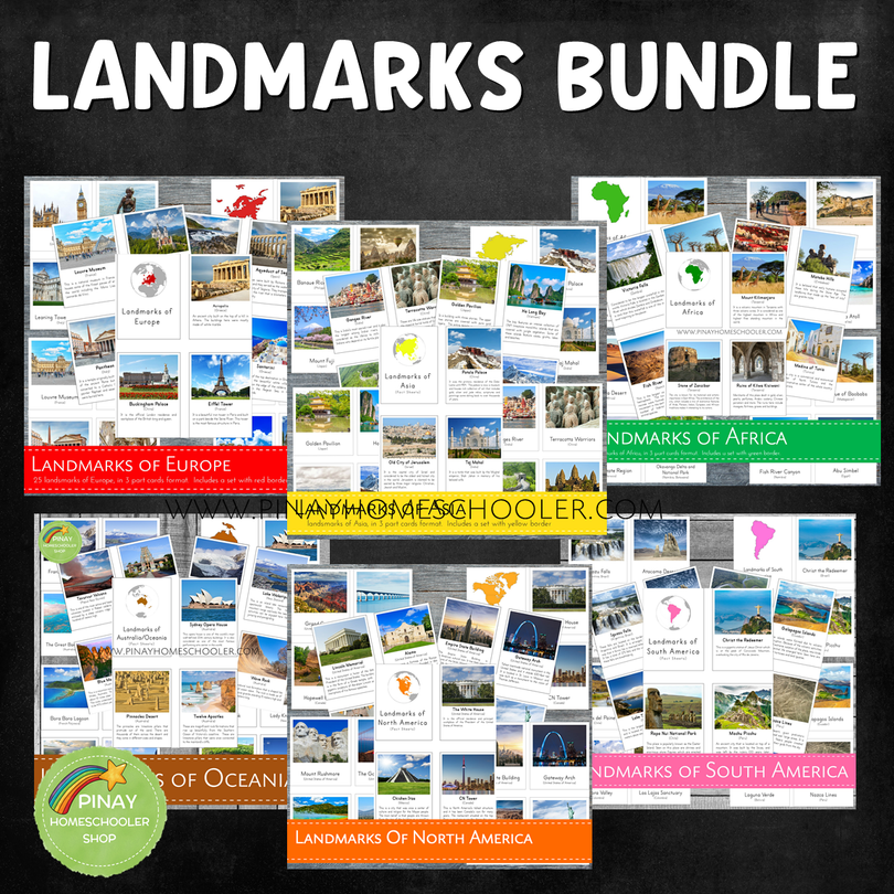 Landmarks Around the World Bundle – Pinay Homeschooler Shop