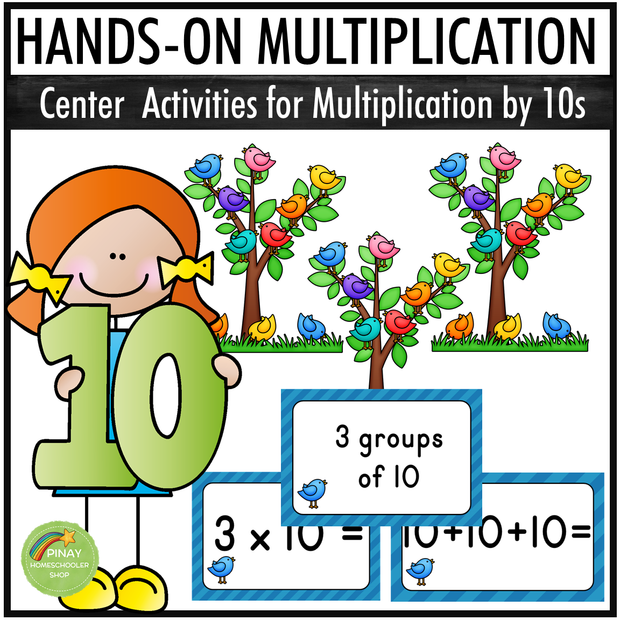 Hands-on Multiplication BUNDLE - Center Activities – Pinay Homeschooler ...