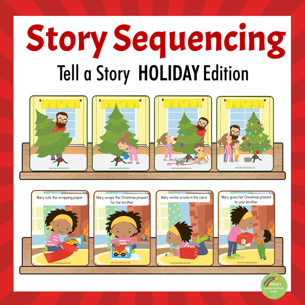 Picture Sequencing | Tell a A Story Holiday Edition – Pinay ...