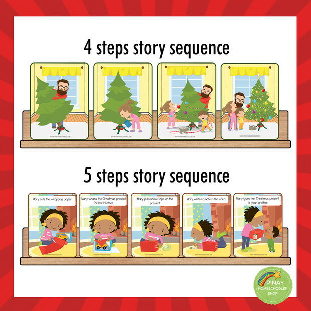 Picture Sequencing | Tell a A Story Holiday Edition – Pinay ...