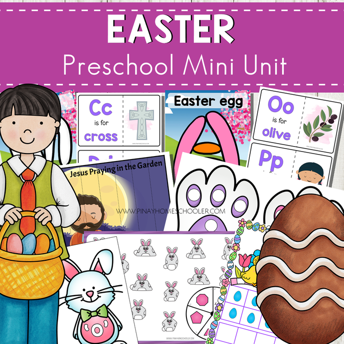 Easter Preschool Kindergarten Mini Unit – Pinay Homeschooler Shop