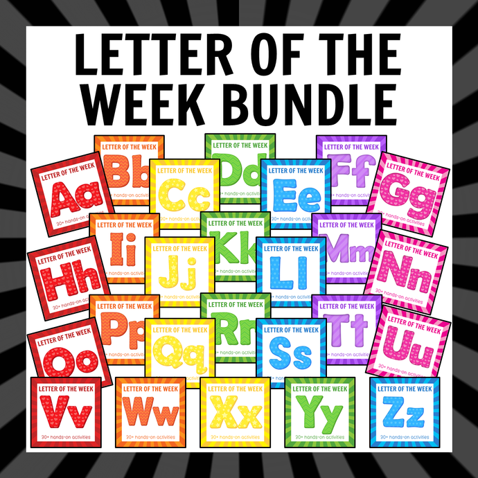Letter of the Week Alphabet Curriculum Ultimate Bundle – Pinay ...