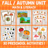 Fall Autumn Preschool Math and Literacy Pack – Pinay Homeschooler Shop
