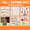 Fall Autumn Preschool Math and Literacy Pack – Pinay Homeschooler Shop