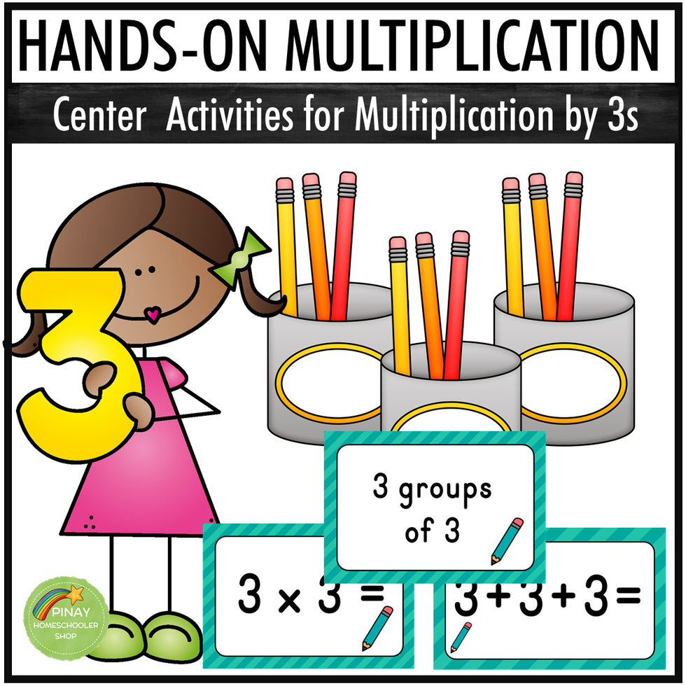 Hands-on Multiplication BUNDLE - Center Activities – Pinay Homeschooler ...